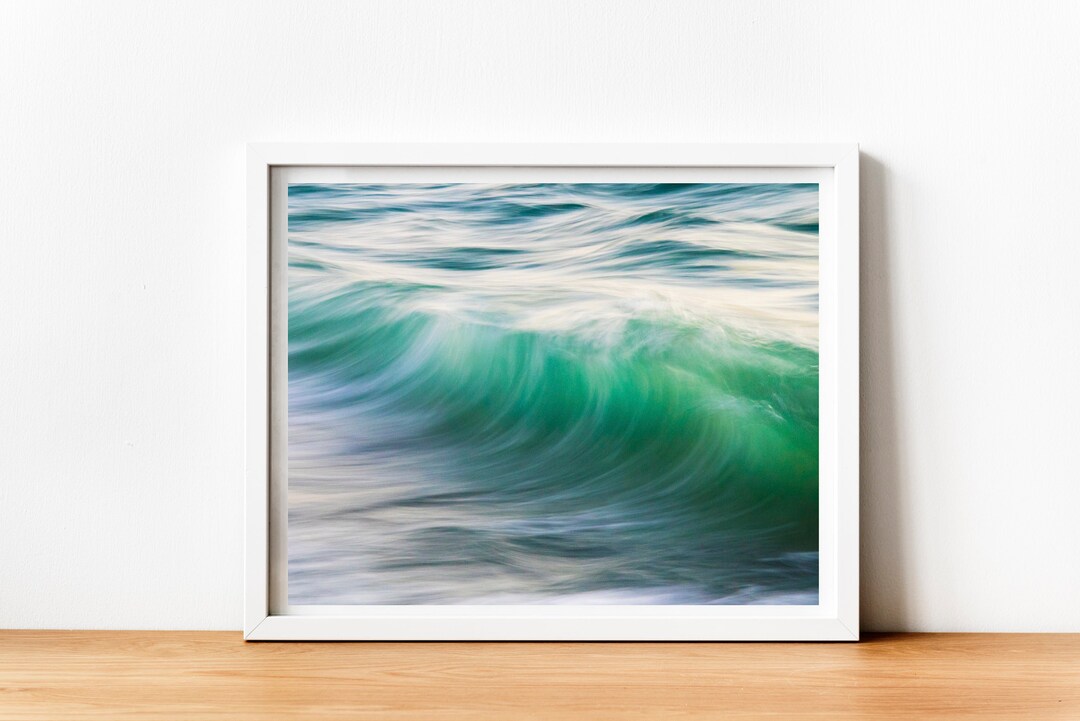 Peaceful Wave Fine Art Photography, Abstract Nature Print, Los Angeles ...