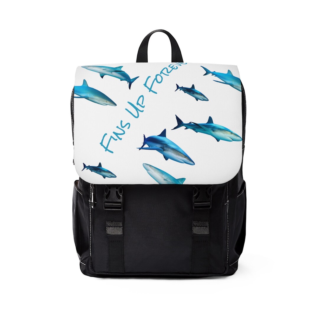 Fins up Forever RIP Jimmy Buffett Unisex Casual Shoulder Backpack - Etsy