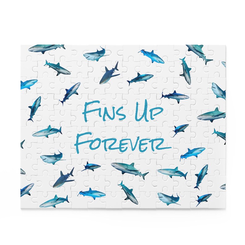 Fins up Forever RIP Jimmy Buffett Shark Puzzle (120, 252, 500-piece) - Etsy