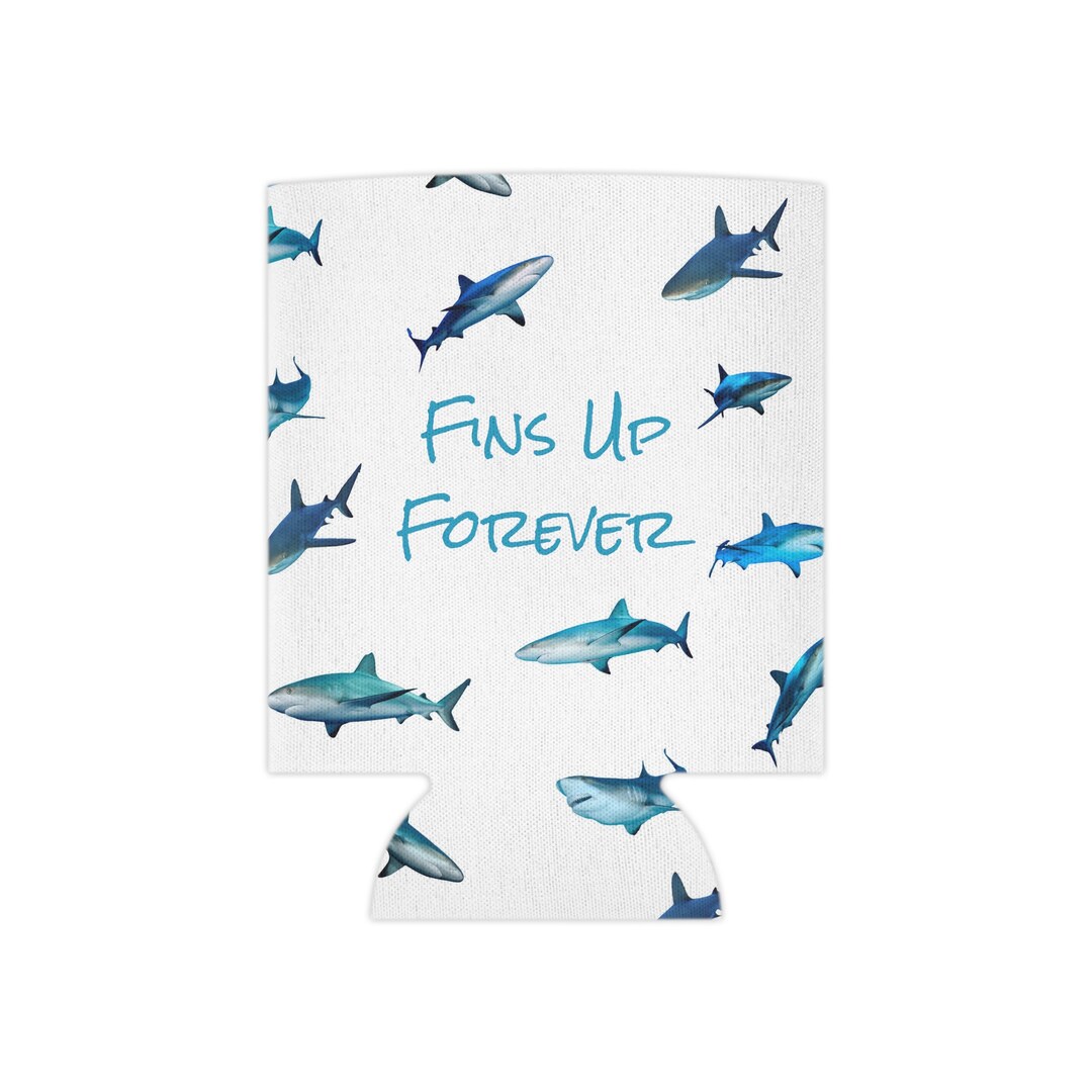 Fins up Forever RIP Jimmy Buffett Can Cooler Hugger - Etsy