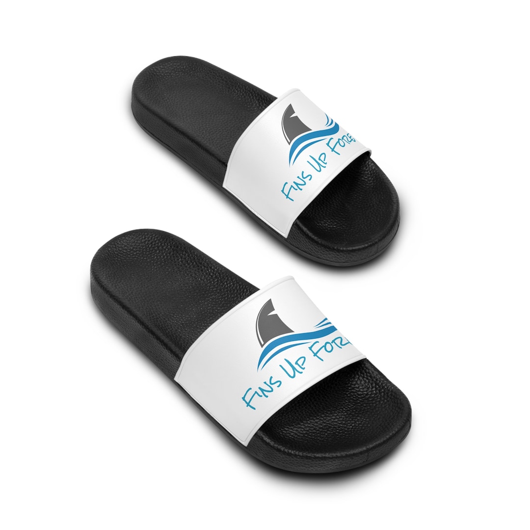 Fins up Forever Jimmy Buffett RIP Women's Slide Sandals - Etsy