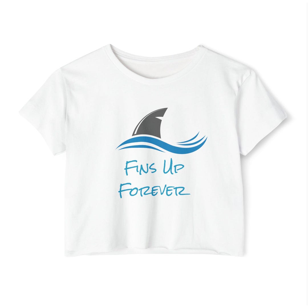 Fins up Forever RIP Jimmy Buffett Women's Festival CROP Top - Etsy