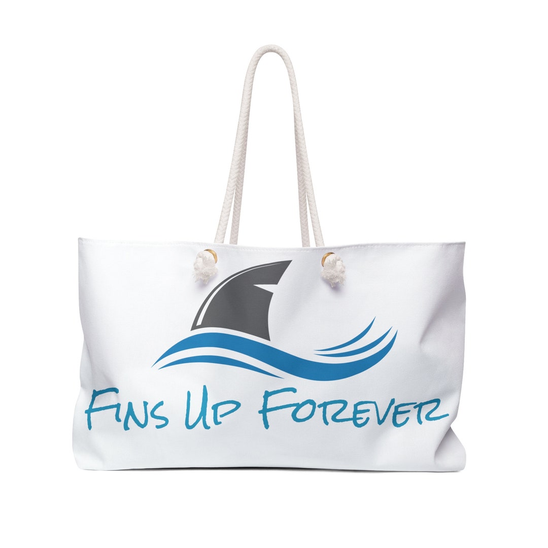 Fins up Forever Jimmy Buffett Beach Weekender Bag - Etsy