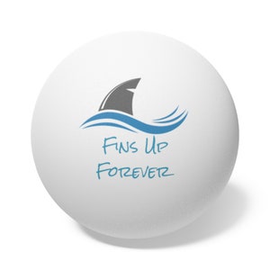 Fins up Forever RIP Jimmy Buffett Shark Ping Pong Balls, 6 Pcs - Etsy