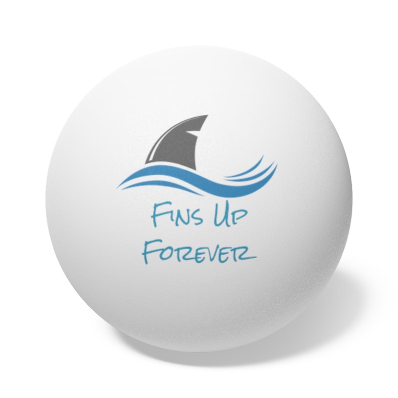 Fins up Forever RIP Jimmy Buffett Shark Ping Pong Balls, 6 Pcs - Etsy