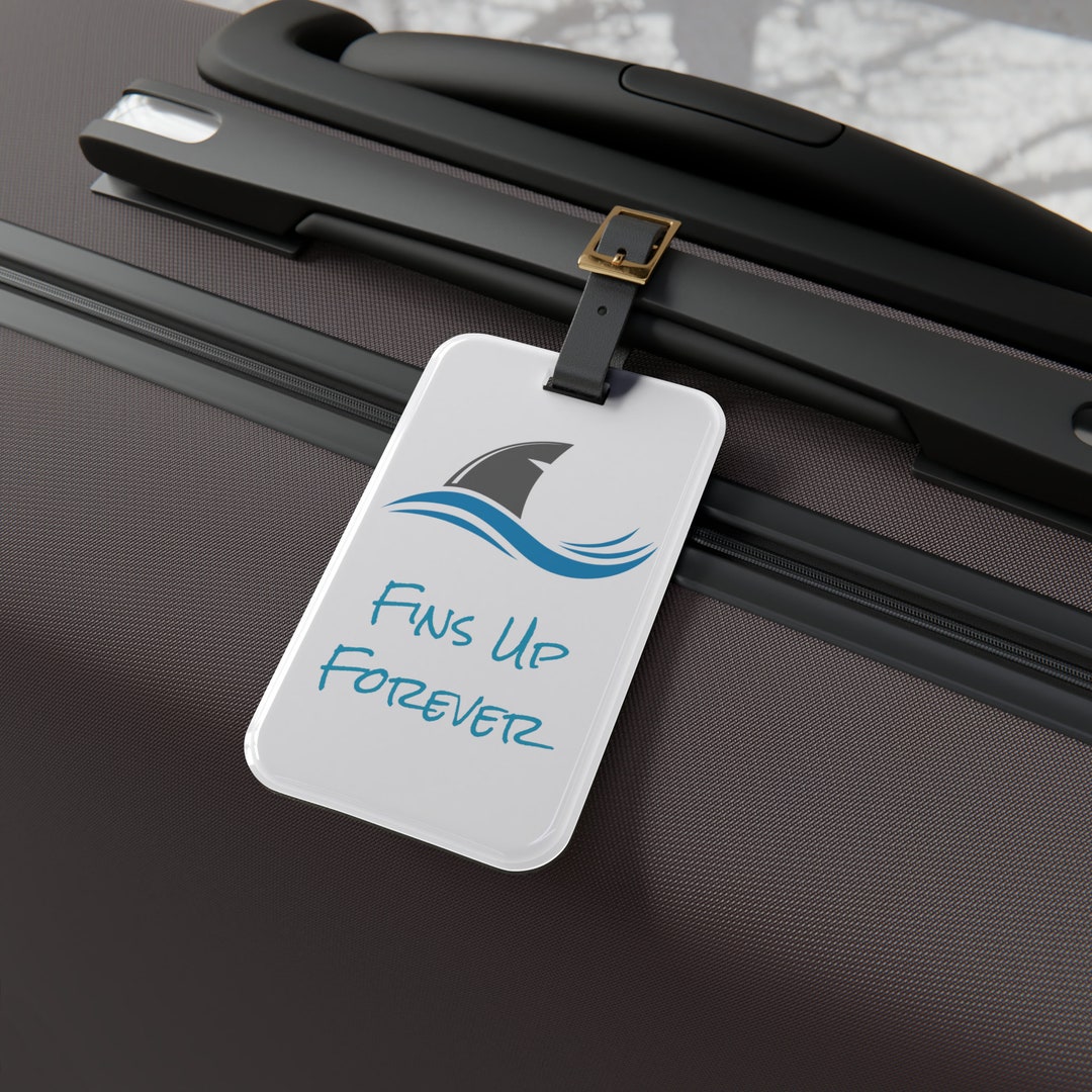 Fins up Forever RIP Jimmy Buffett Luggage Tag - Etsy