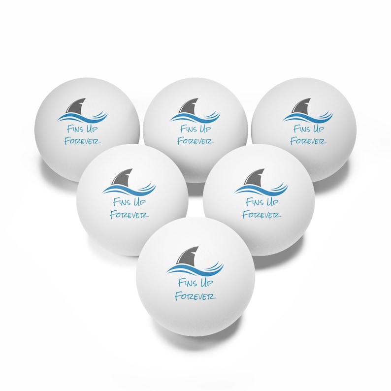 Fins up Forever RIP Jimmy Buffett Shark Ping Pong Balls, 6 Pcs - Etsy