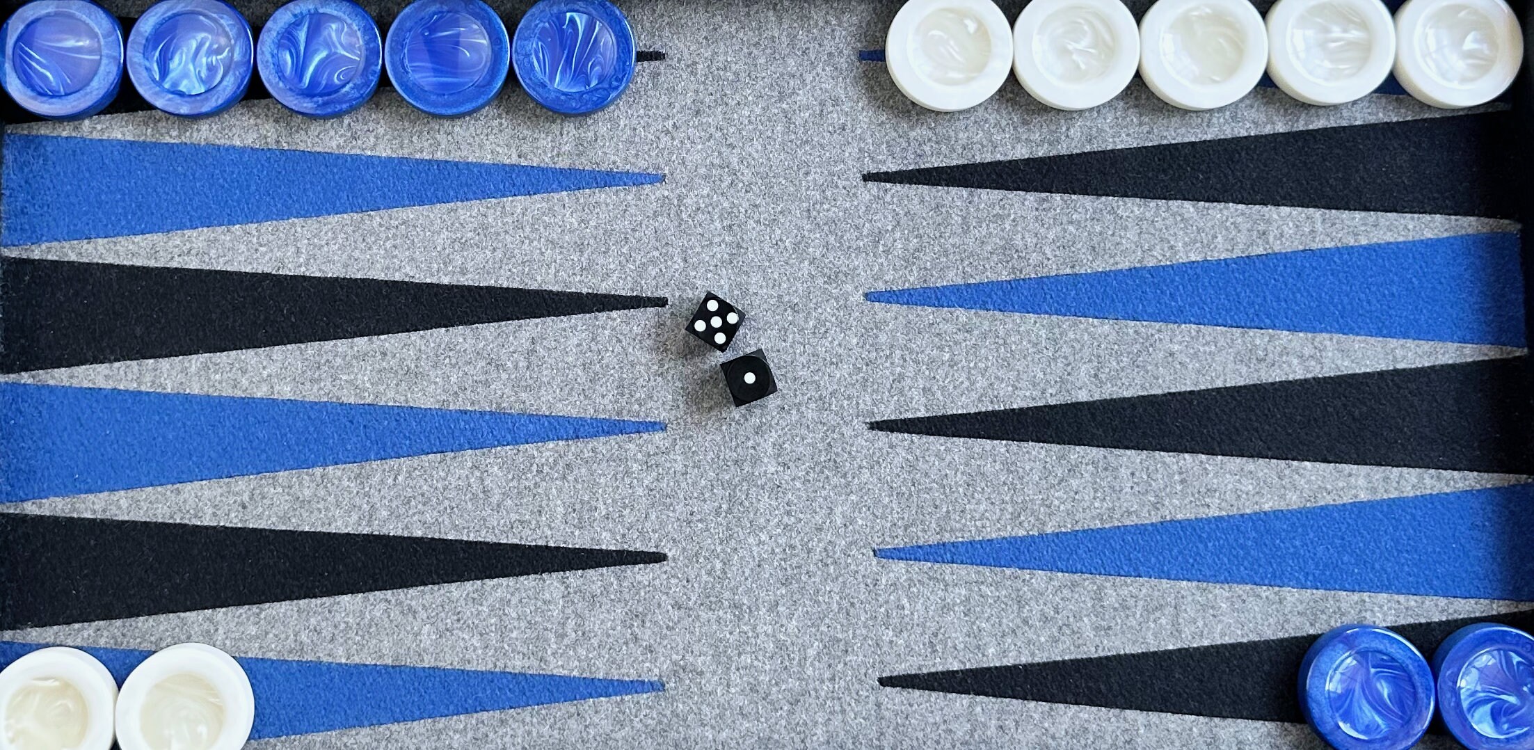 Backgammon Precision Dice - 16mm, 5/8 Inch, Black Opaque, 1 Pair - Etsy