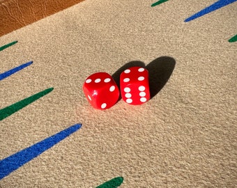 Backgammon Precision Dice 16mm, 5/8 Inch, White Opaque, 1 Pair - Etsy