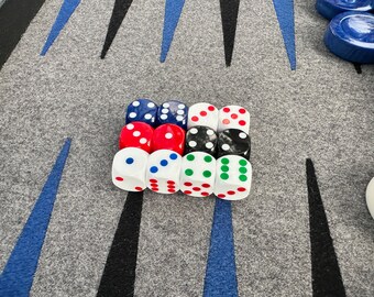 Precision Dice 16mm, 5/8 Inch, White Opaque, 1 Pair - Etsy