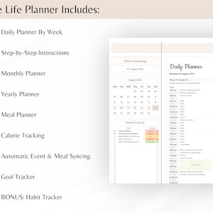 Digital Planner Spreadsheet for Google Sheets, to Do List, Monthly ...