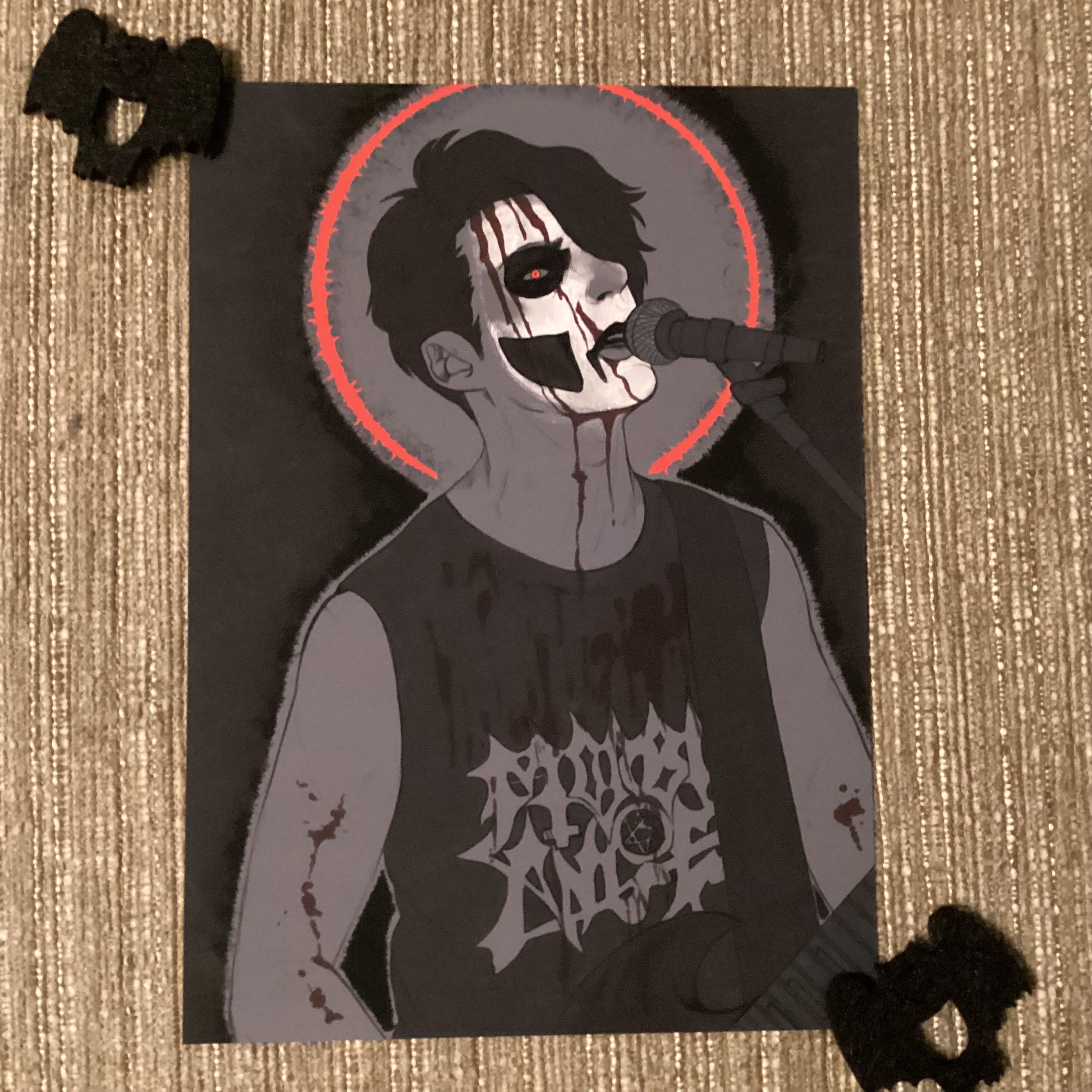 Mary Goore Repugnant Art Print Tobias Forge - Etsy