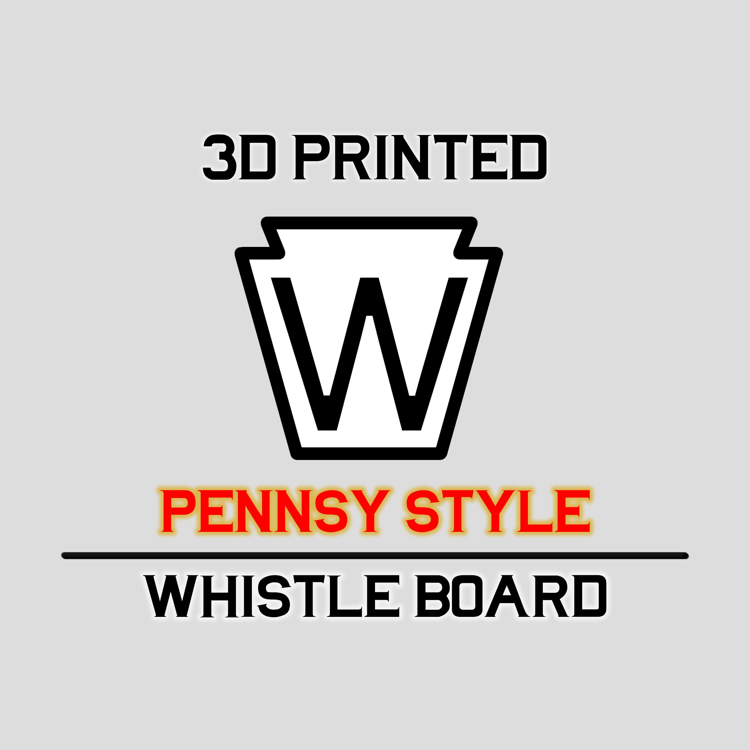 Pennsylvania Railroad Style Whistle Board (3D Printed) - Etsy