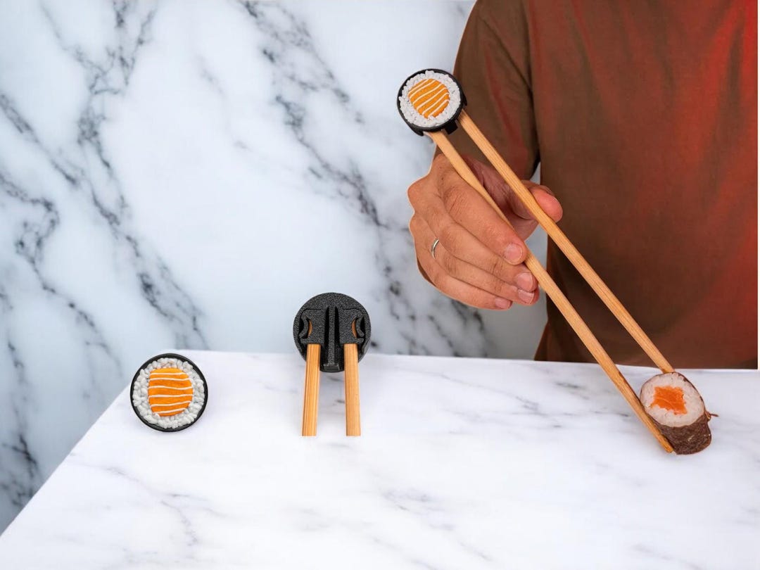Sushi Themed Chopstick Helper | 3D Printed Sushi Accessories for Easy ...