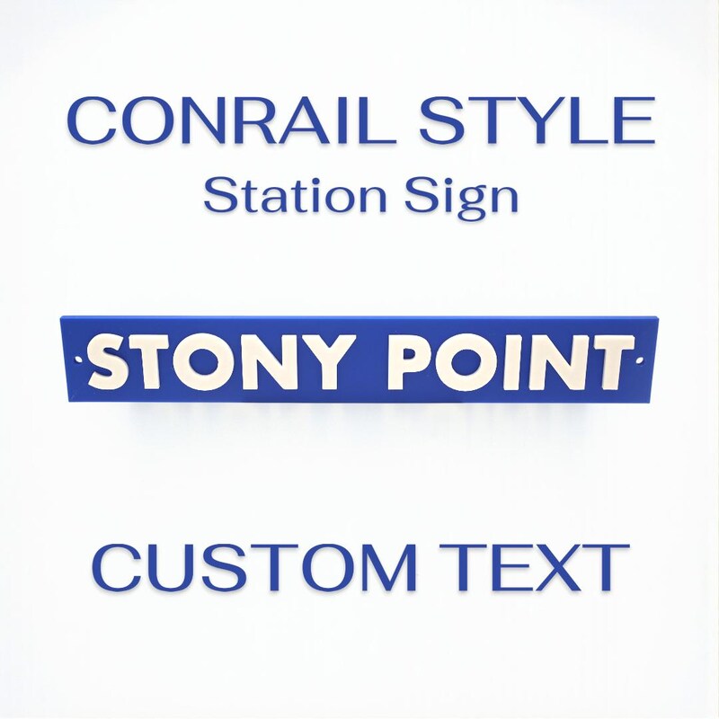 Train Station Sign - Etsy