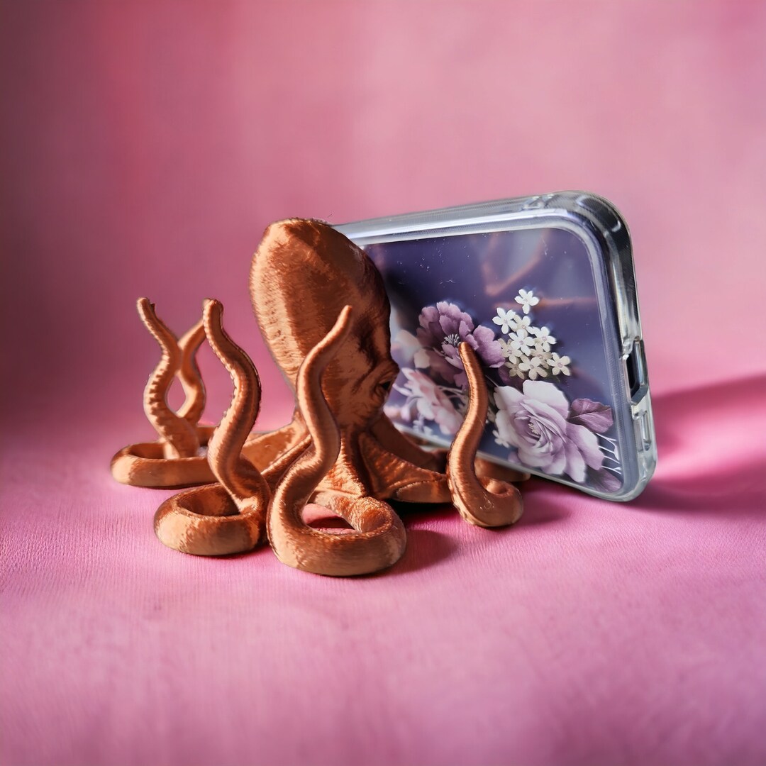 Octopus Phone Holder-3d Printed - Etsy