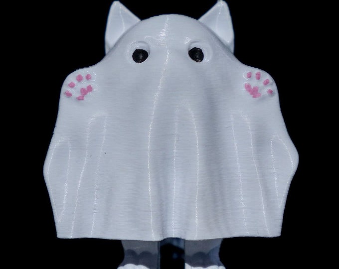 Ghost Kitty and Boo Kitty 3D Printed Figures articulated - Etsy