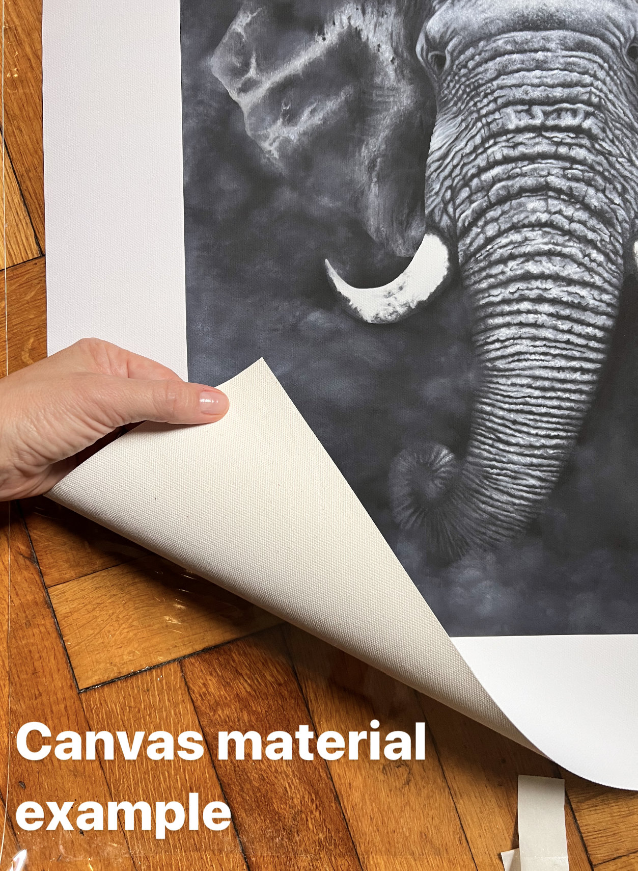 African Elephant African Art Hand Painted Art Oil on - Etsy