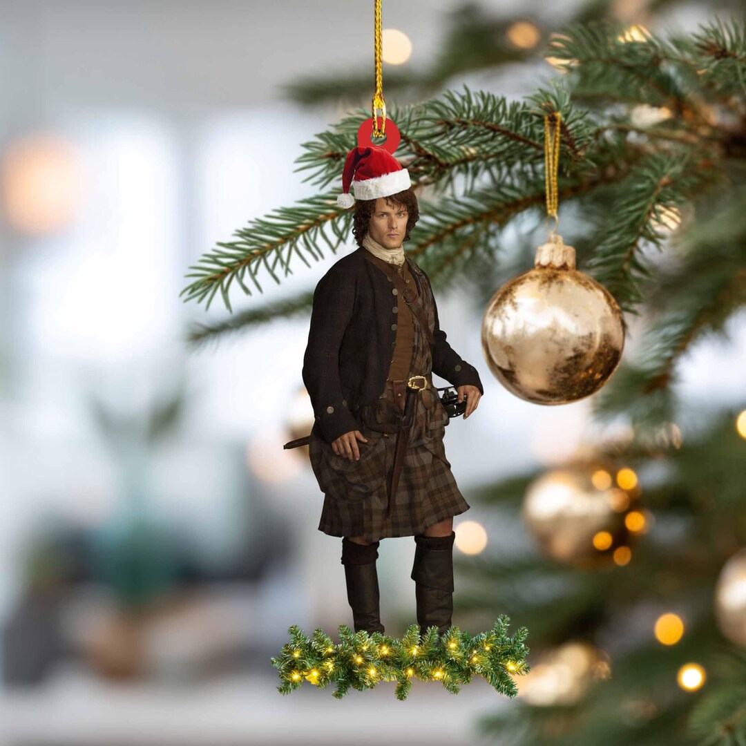 Jamie Fraser Christmas Ornament, Outlander Inspired Acrylic Tree ...