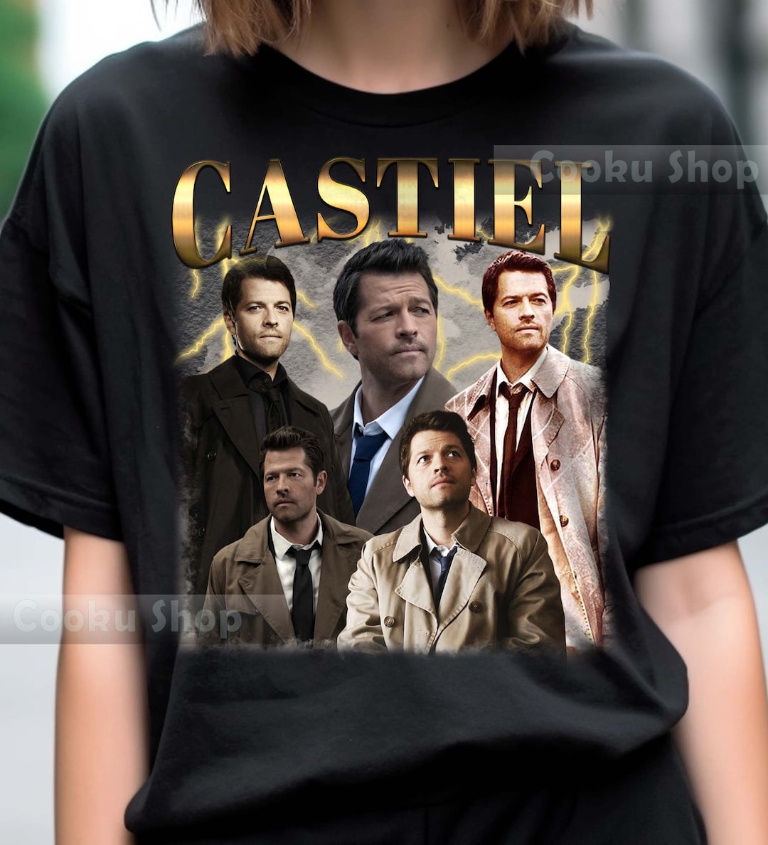 Retro Castiel Tshirt, Castiel Hoodie, Castiel Sweatshirt, Castiel Rock ...