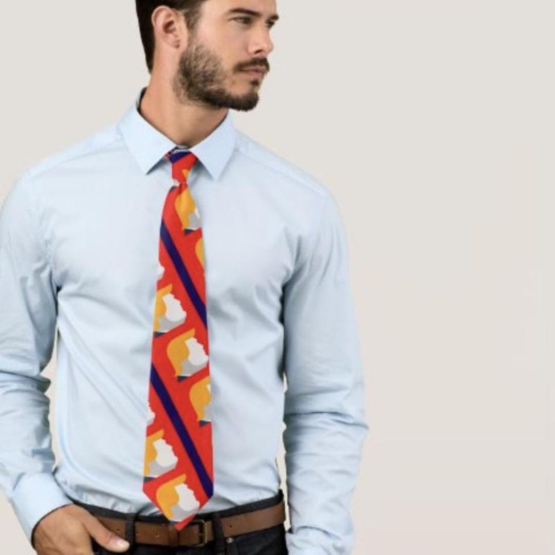 Donald Trump Bold Graphic Necktie Trump Patriots Trump Lovers Bold ...
