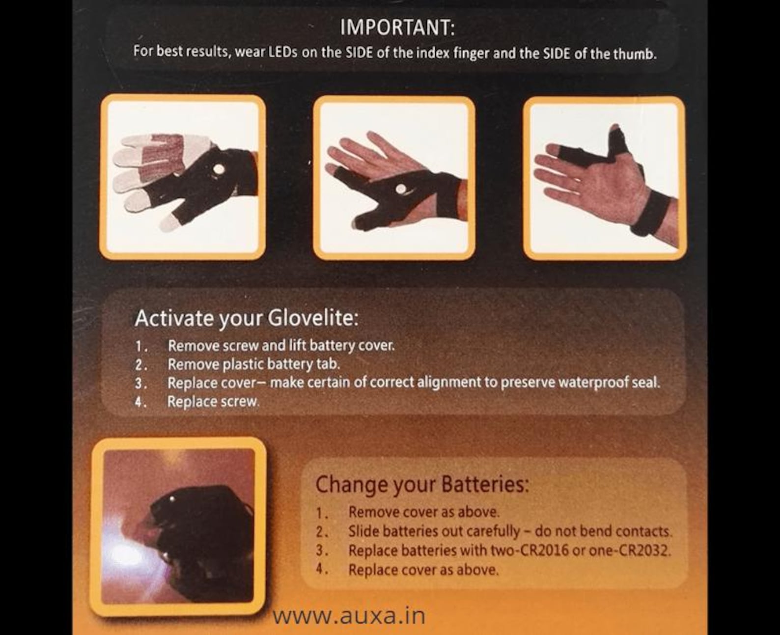 Glove Flashlight - the Flashlight You Can't Drop - Etsy