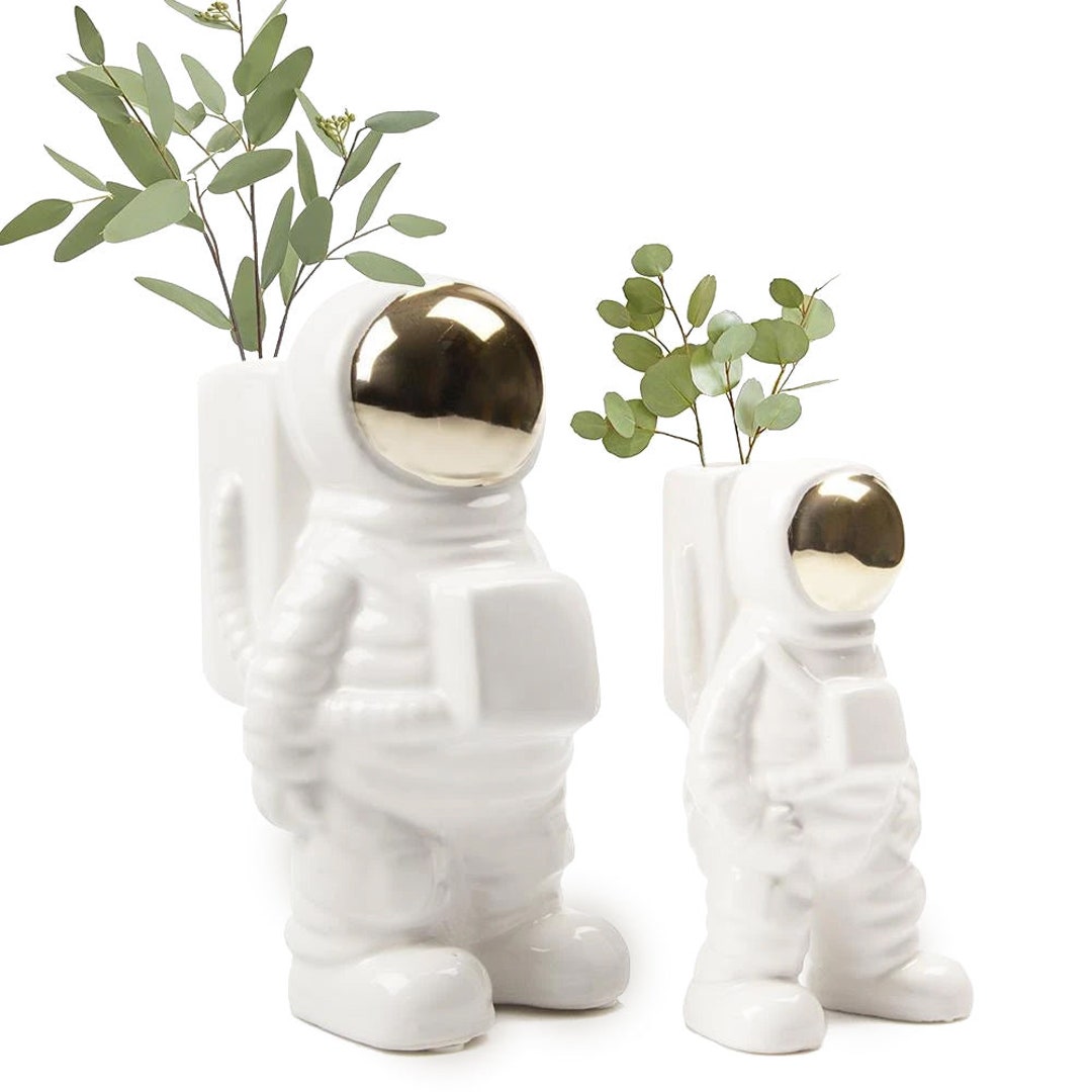 Handmade Astronaut Ceramic Vase: Space Lover Gift - Etsy