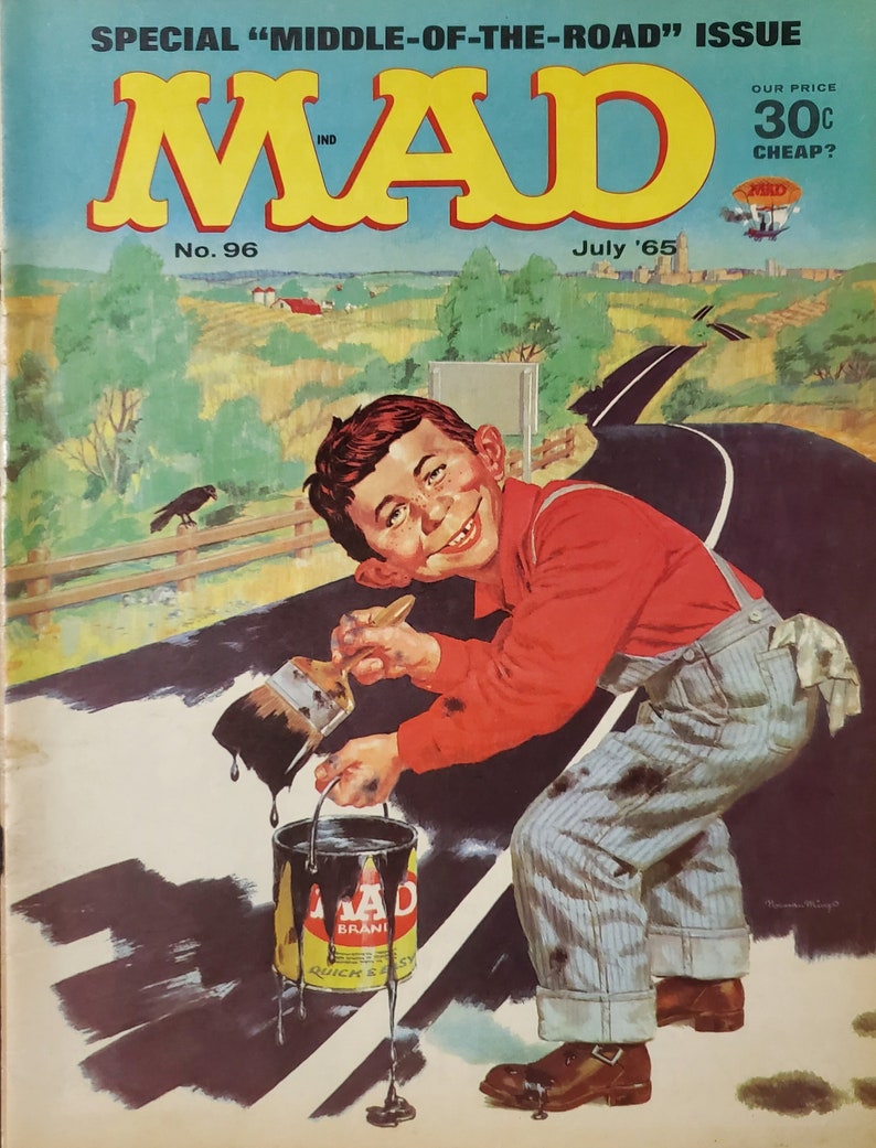 Vintage Mad Magazine 96 July 1965 Norman Mingo Cover Art - Etsy