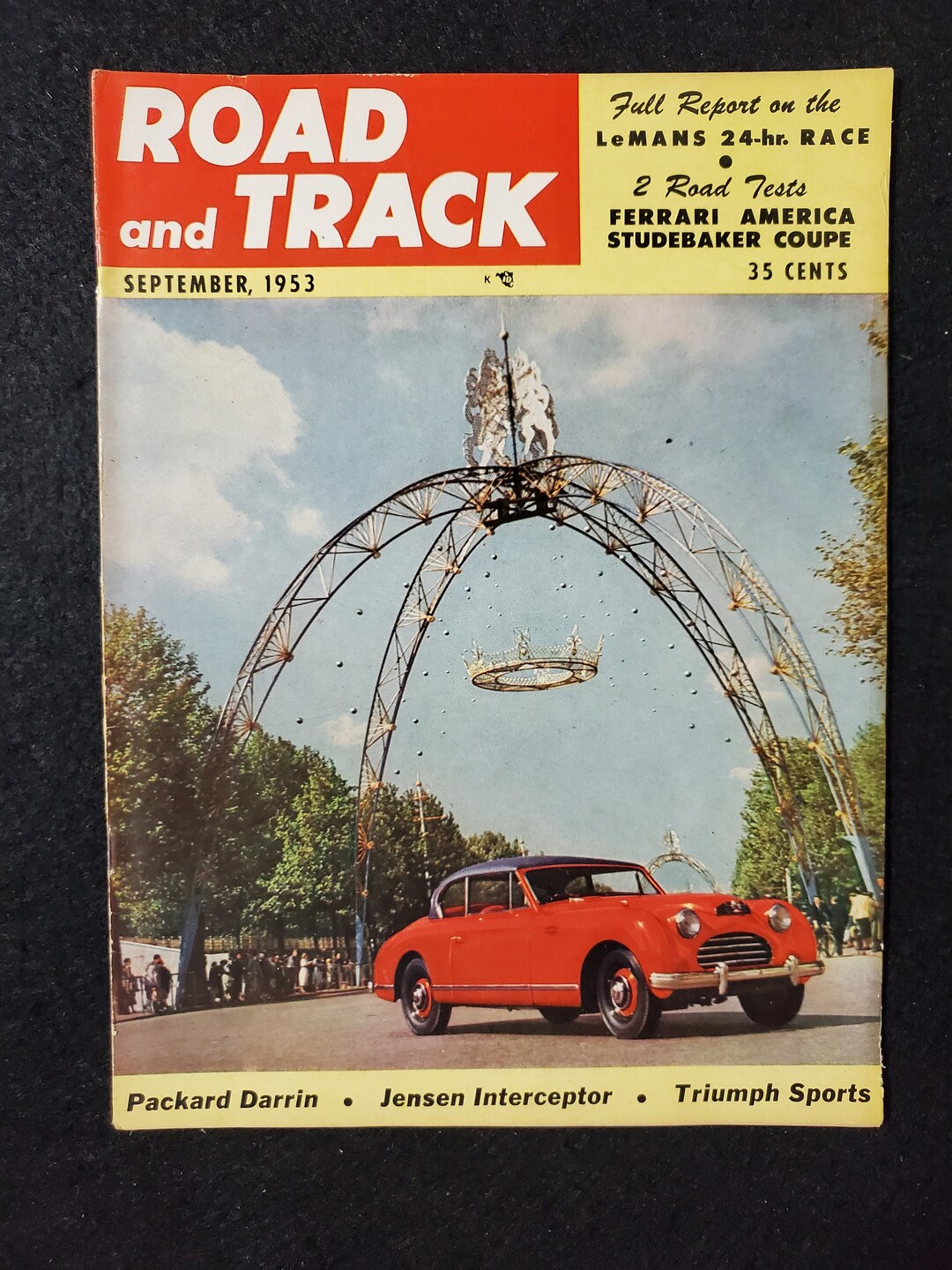 Vintage Road and Track Magazine September 1953 - Etsy