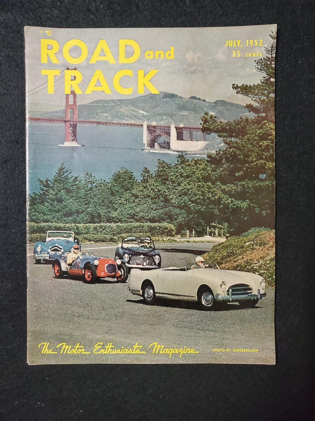 Vintage Road and Track Magazine July 1952 - Etsy
