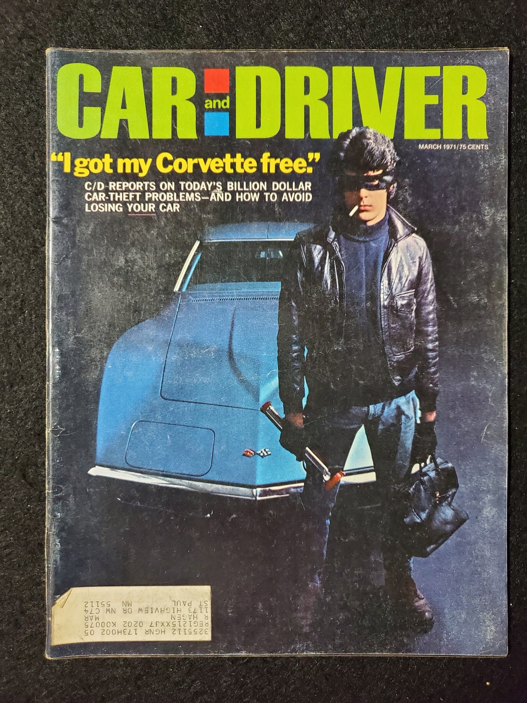 Vintage Car and Driver Magazine March 1971 - Etsy
