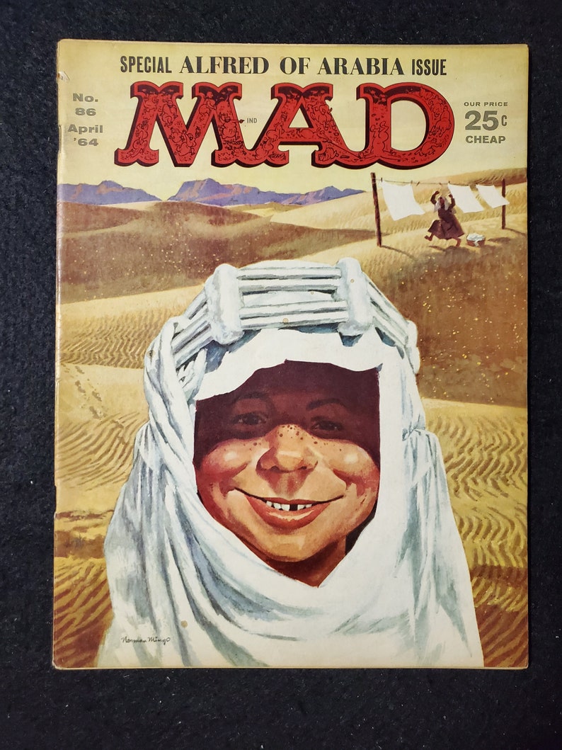 Vintage Mad Magazine 86 April 1964 Norman Mingo Cover Art - Etsy
