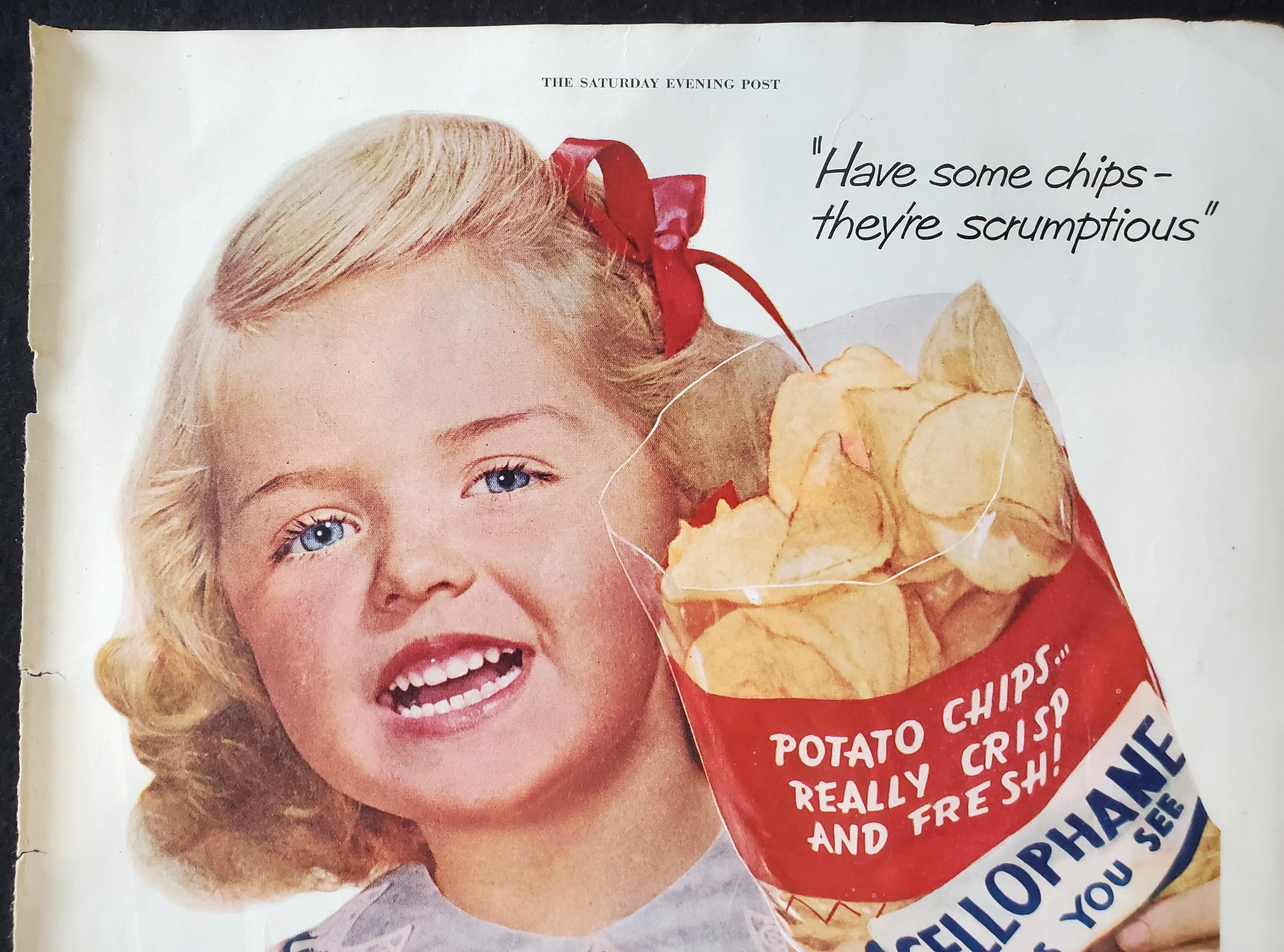 Vintage 1953 Du Pont Cellophane Print Ad - Etsy