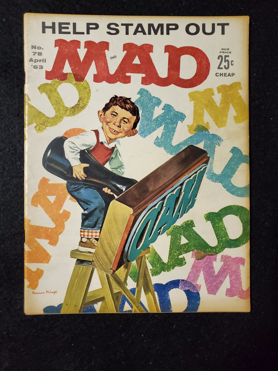 Vintage Mad Magazine #78 April 1963 Norman Mingo Cover Art - Etsy