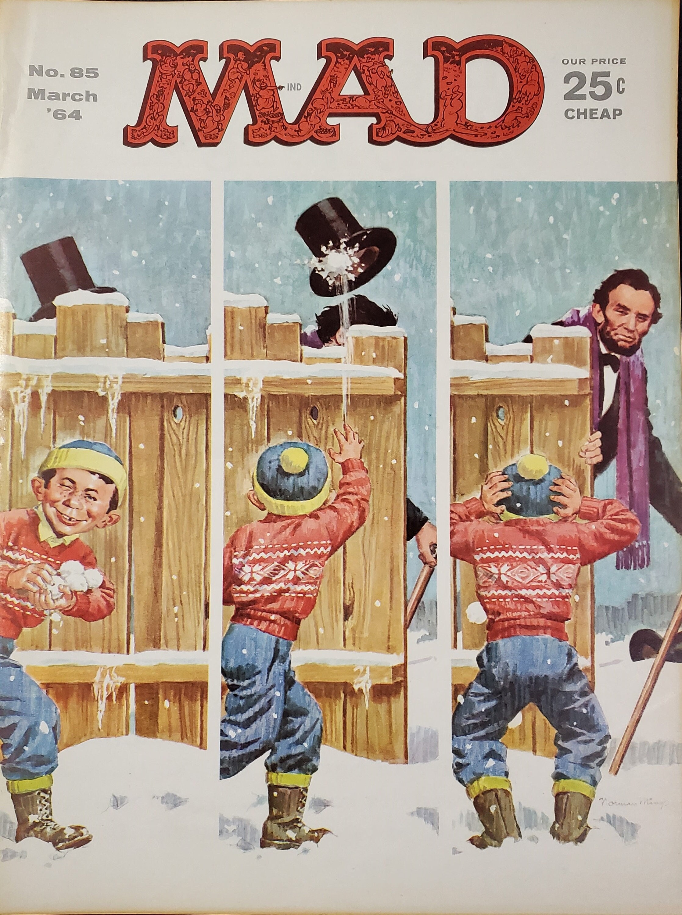 Vintage Mad Magazine #85 March 1964 Norman Mingo Cover - Etsy