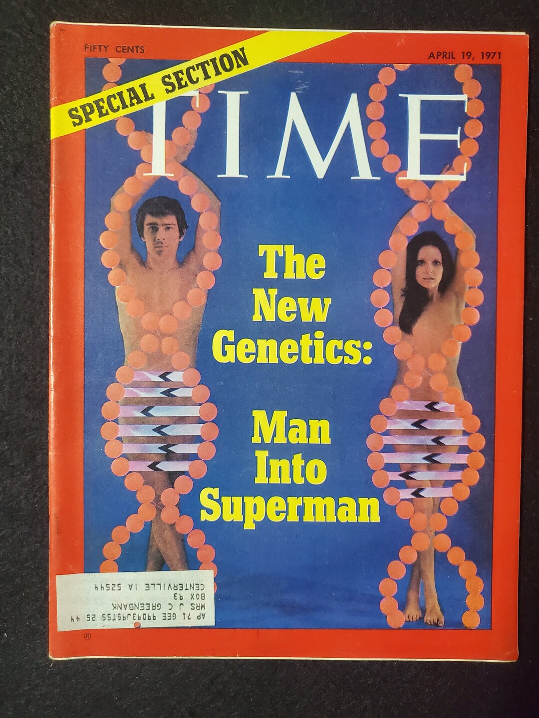 Vintage Time Magazine April 19, 1971 the New Genetics - Etsy