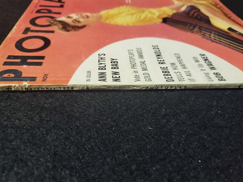 Vintage Photoplay Magazine November 1954 Debbie Reynolds Cover - Etsy