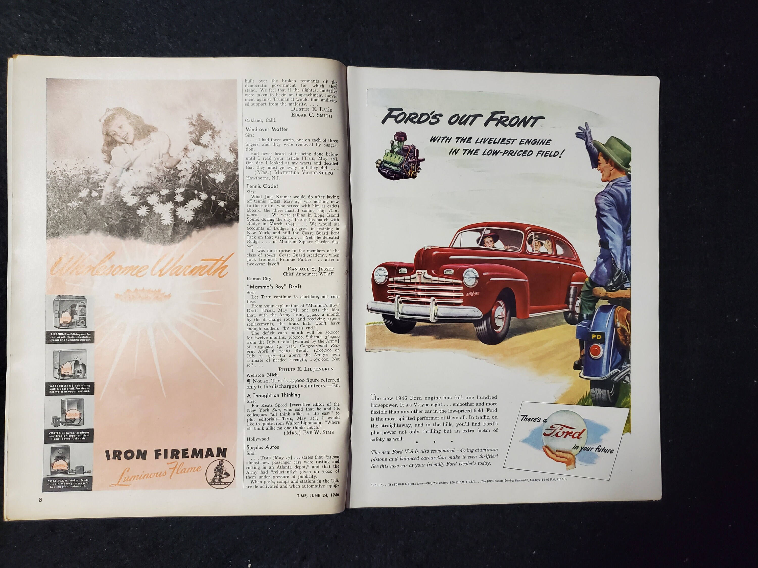 Vintage Time Magazine June 24, 1946 General Mark Wayne Clark - Etsy