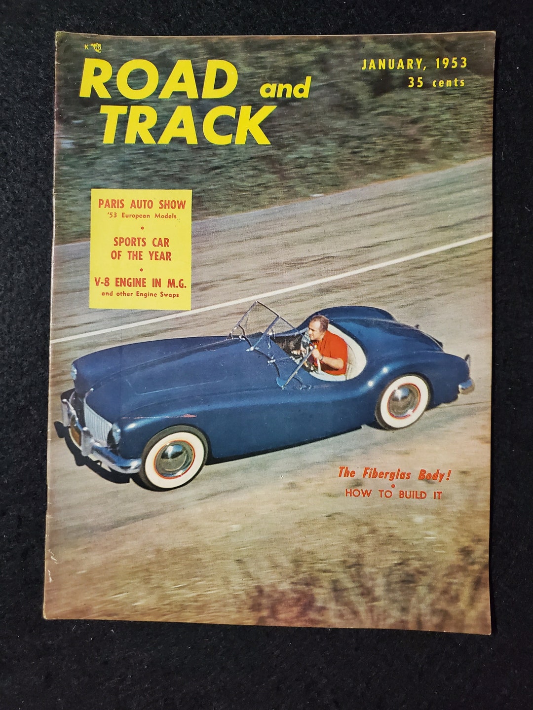 Vintage Road and Track Magazine January 1953 - Etsy