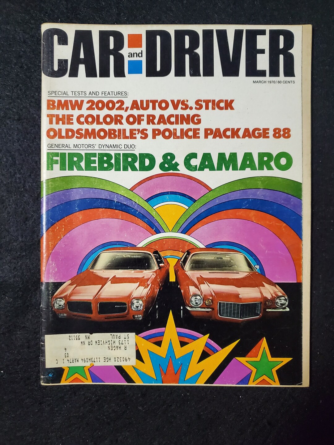 Vintage Car and Driver Magazine March 1970 - Etsy