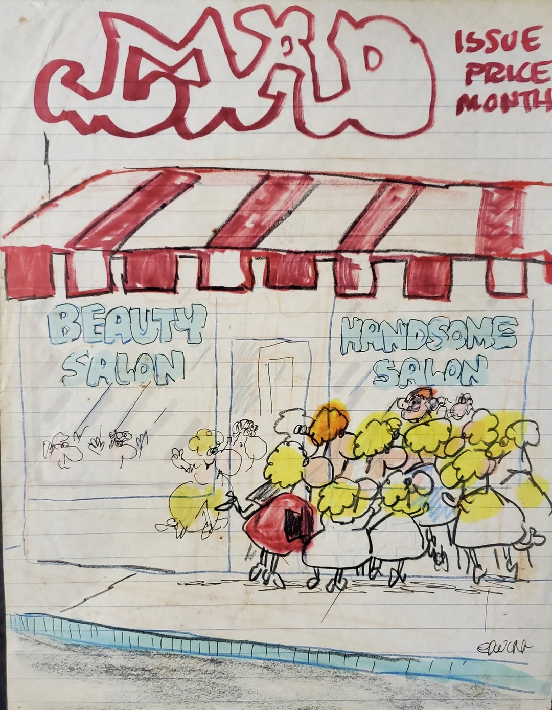 Mad Magazine Cover Idea Submission From Don duck Edwing Salon - Etsy