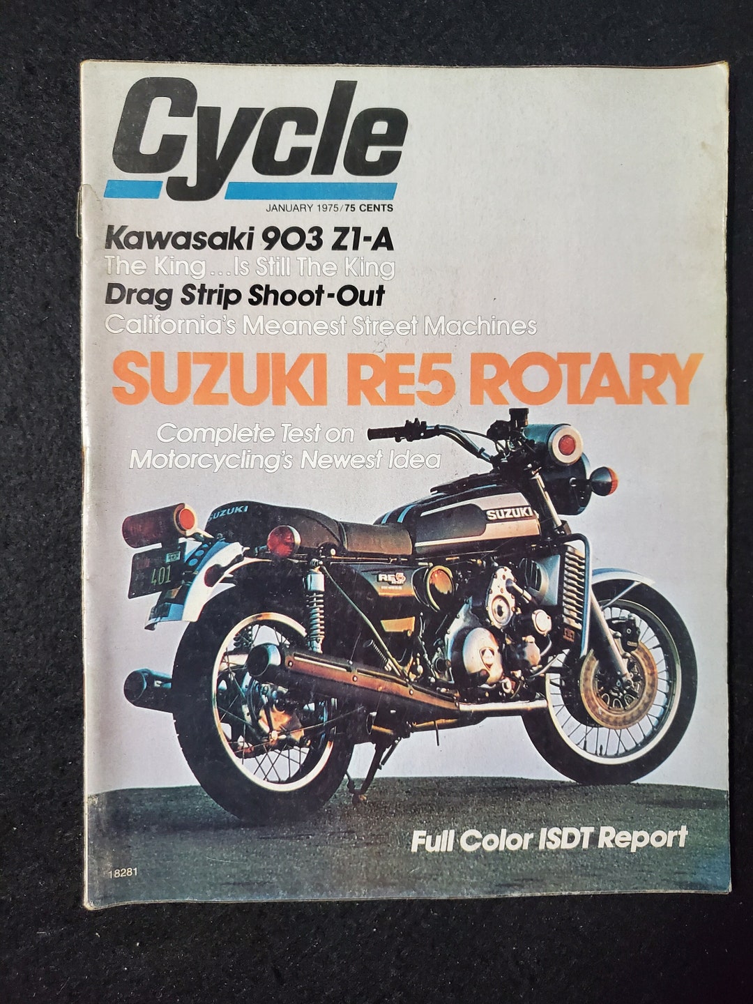 Vintage Cycle Magazine January 1975 - Etsy