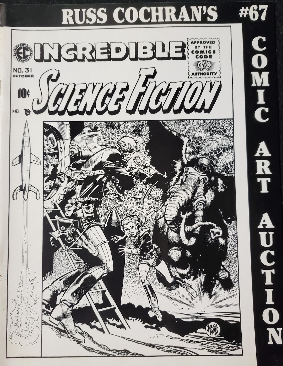 Russ Cochran Comic Art Auction Catalog # 67 2003 Jack Davis Cover Art ...