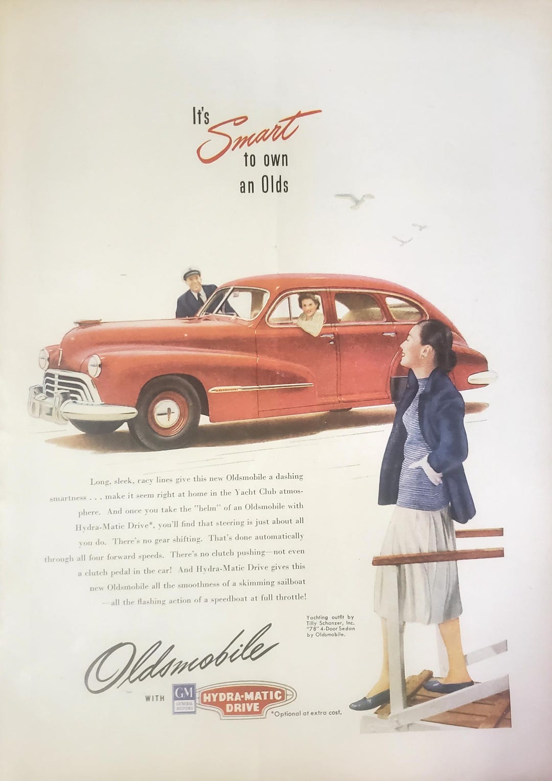 Vintage 1947 Oldsmobile Auto Print Ad - Etsy