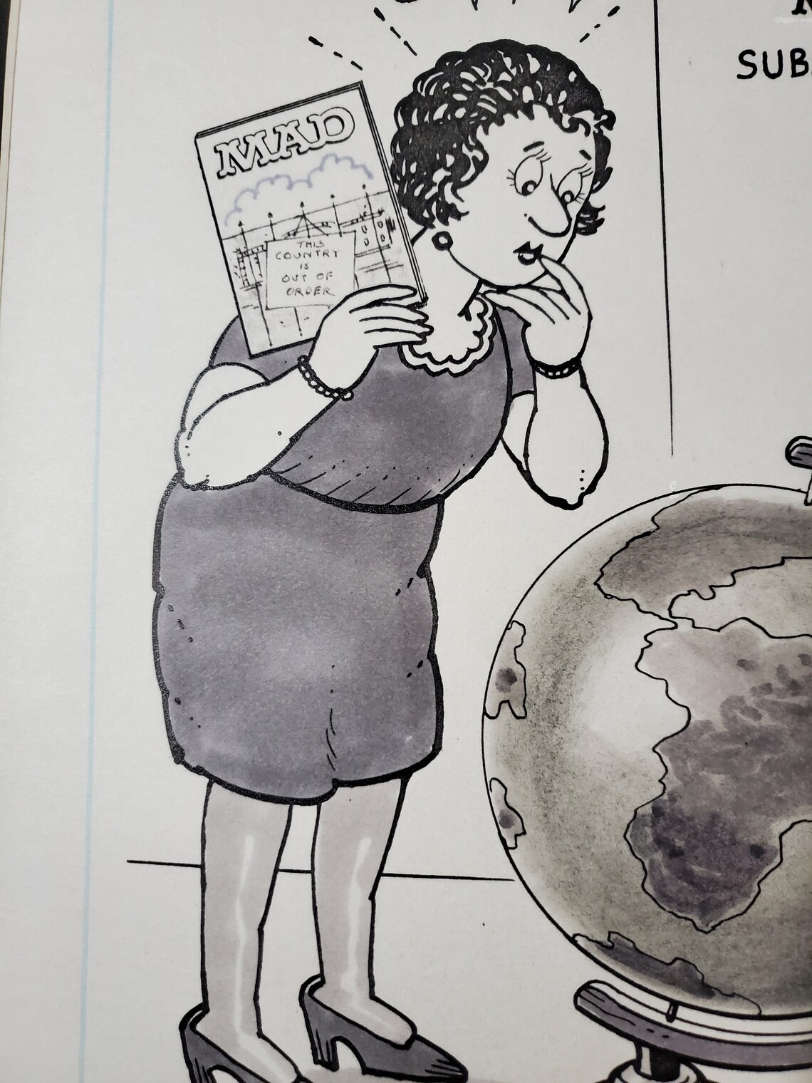 Al Jaffee Mad Magazine Original Art - Mad Subscriptions - Etsy