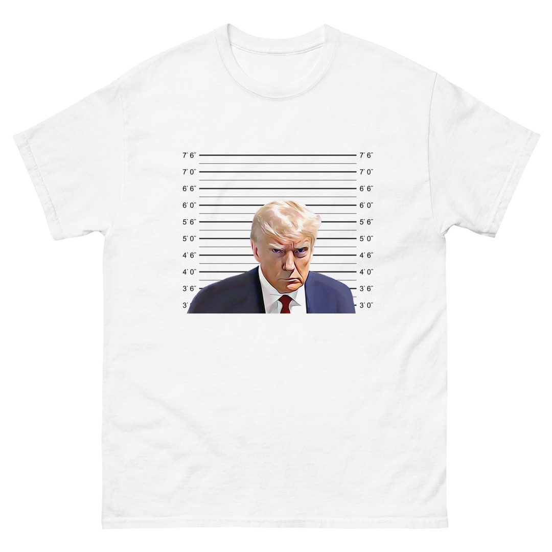 Donald Trump Mugshot - Designer Men's Classic Tee - T Shirt - Etsy