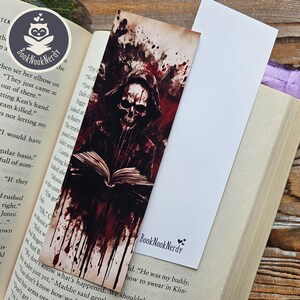 Horror Bookmark | Blood Spatter Bookmark | Perfect for Horror ...