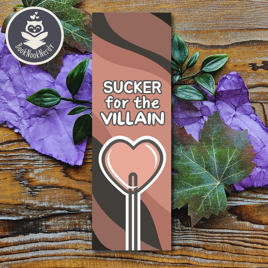 Sucker for the Villain Brown Bookmark | Enemies to Lovers ...