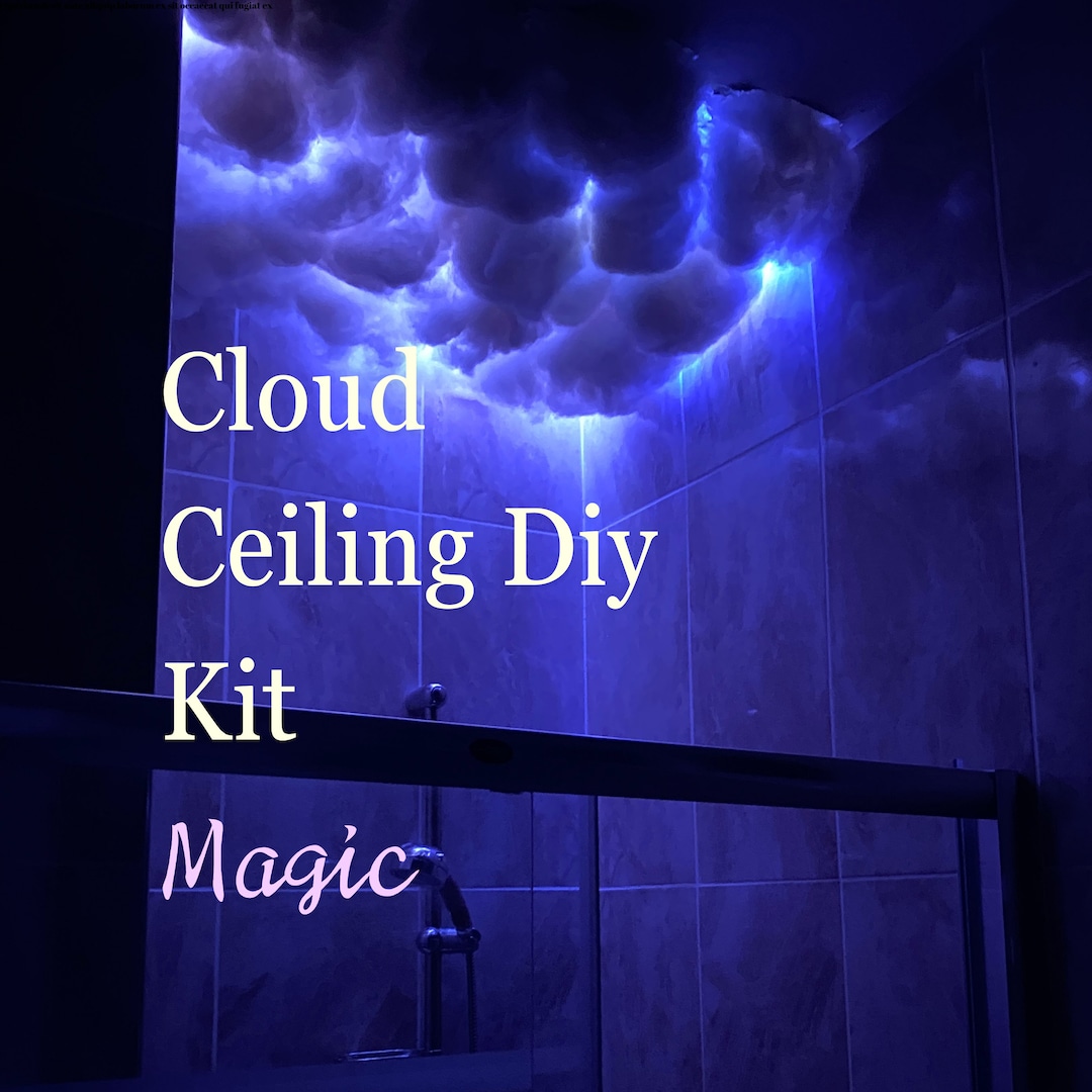 Bathroom Cloud Lighting Ceiling Kit Cloud LED DIY Kit - Etsy