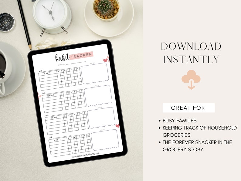 Editable Grocery List Printable Template, Grocery Planner, Food ...